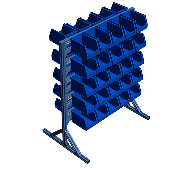 Double Sided Bin Rack | Vention